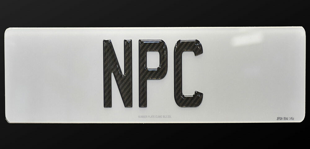 Why Are Carbon Gel Number Plates Illegal? | NPC