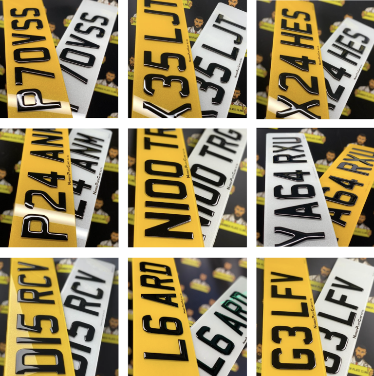 3D Registration Plates | 3D Number Plates & 3D Gel Plates