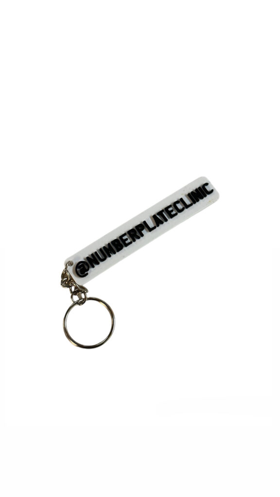 NPC 4D Keyring | Number Plate Clinic