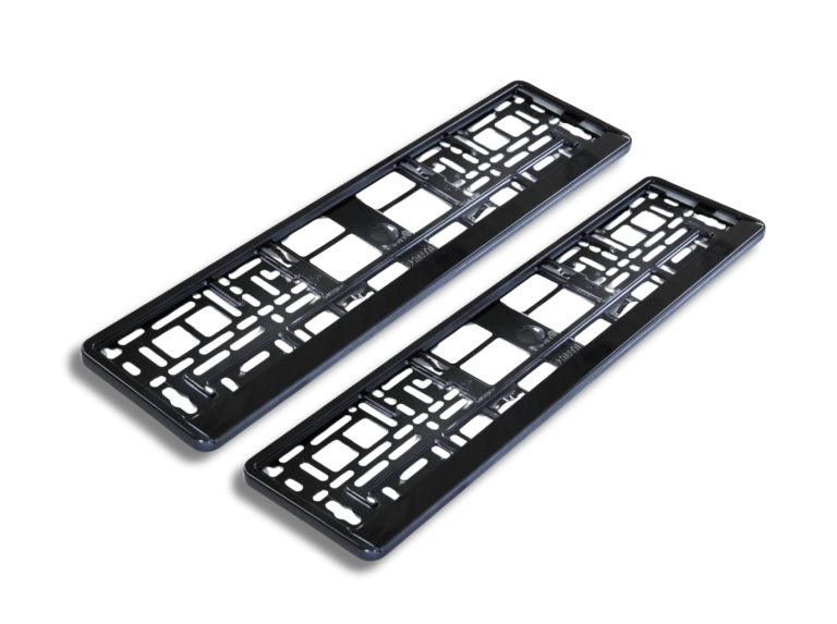 BLACK NUMBER PLATE HOLDER | Number Plate Clinic