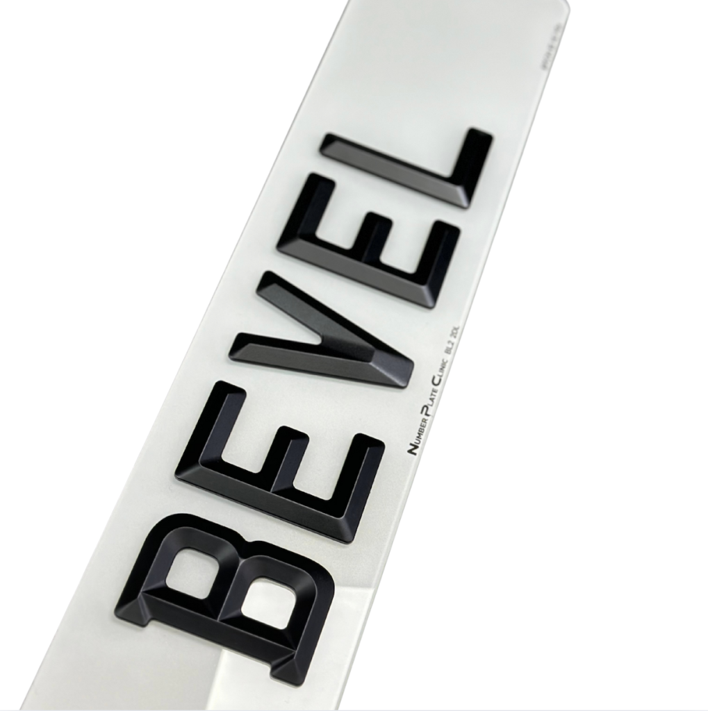 4D Bevel Prism Number Plates | New Style | 100% Road Legal