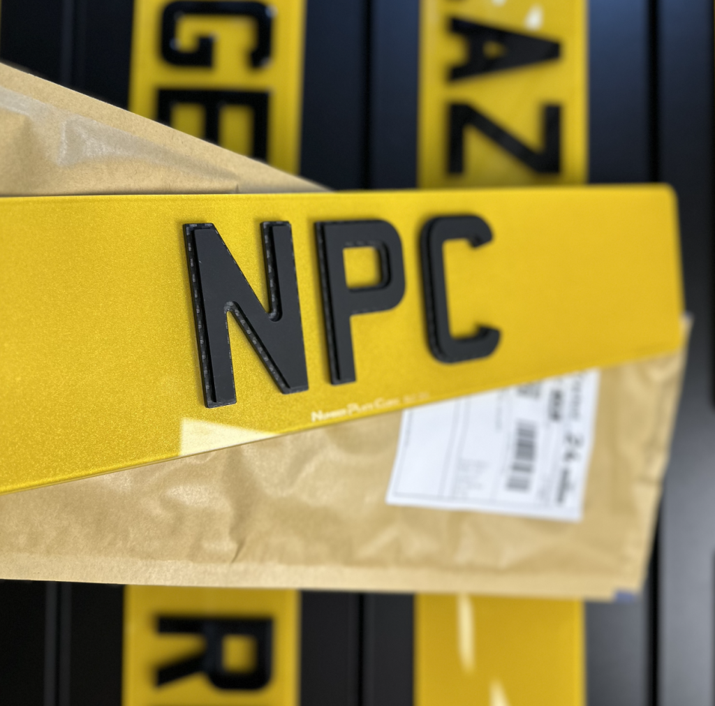 Buy Your Bespoke 4D Plates | Number Plate Clinic