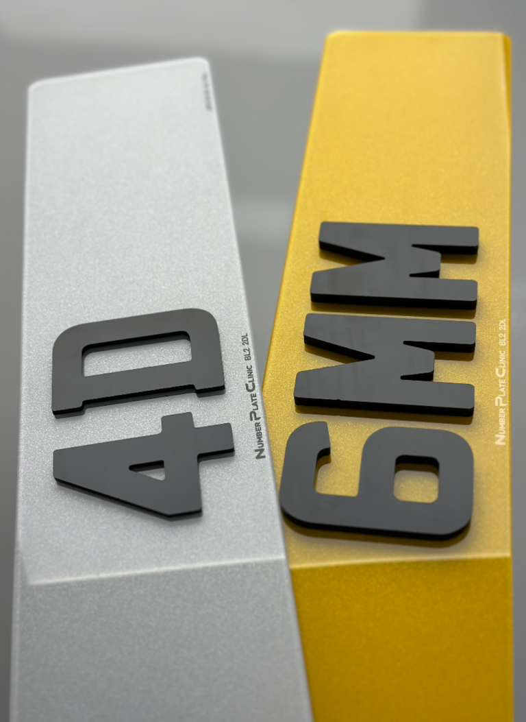 Buy Double Krystal x 3D Gel Number Plate | NumberPlateClinic