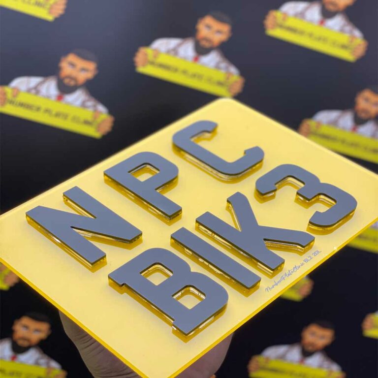 Buy Square Number Plates | Number Plate Maker
