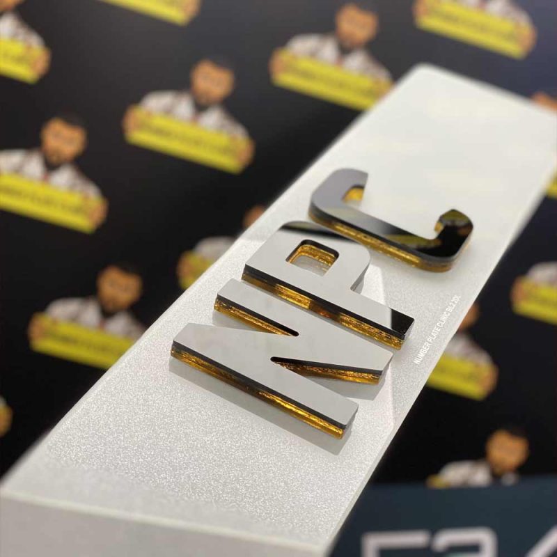 Buy 3D Gel Number Plate | Number Plate Clinic