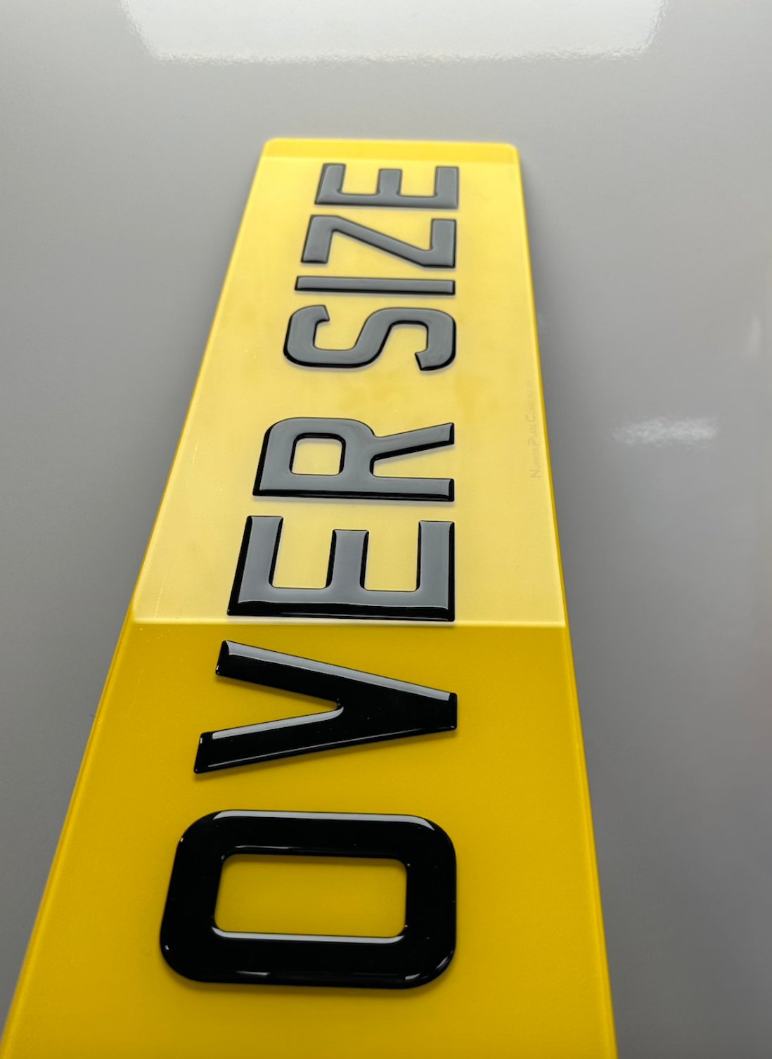 Oversize Rear Number Plate Number Plate Clinic Oversize Rear Number Plate Number Plate Clinic