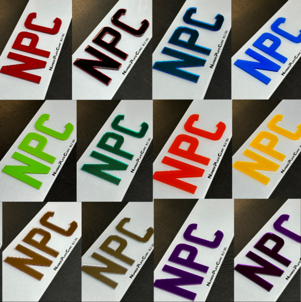 Buy Customised Show Plates | Number Plate Clinic