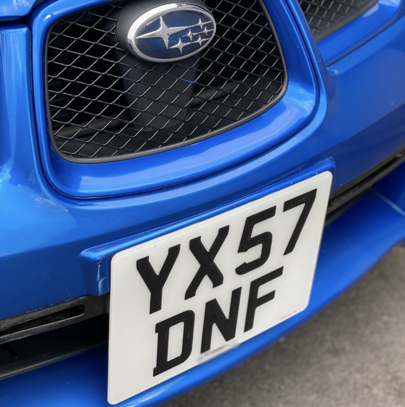 Buy Square Number Plates | Number Plate Maker