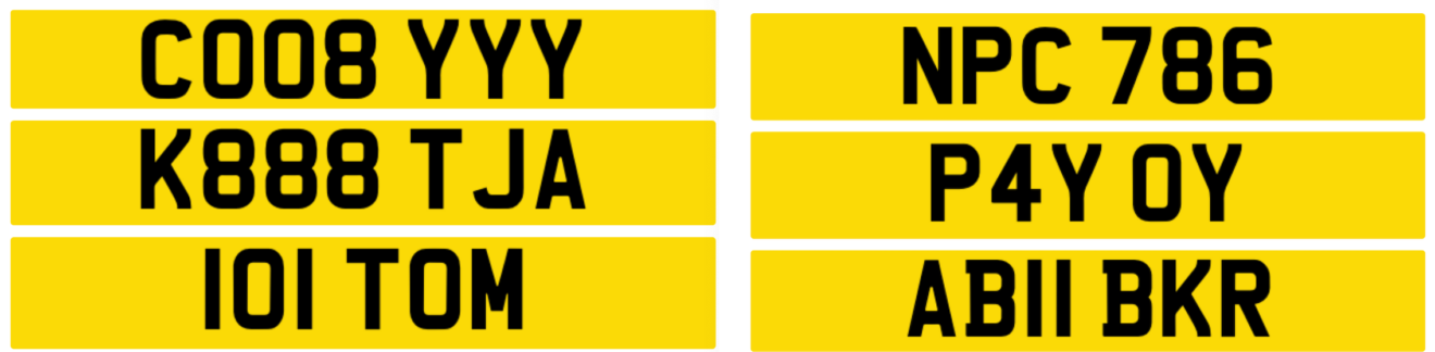 DVLA Private Number Plates For Sale | Buy Number Plate Today