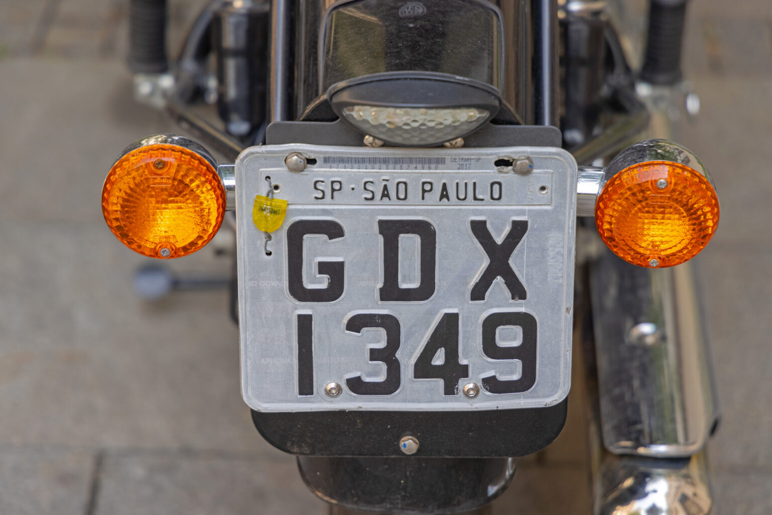 Motorcycle Number Plates, All Shapes & Sizes